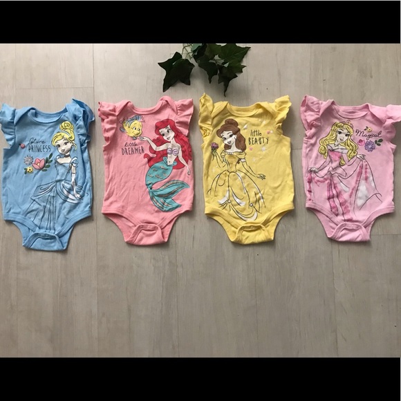 Disney | One Pieces | Disney Princess Onesies 4 | Poshmark